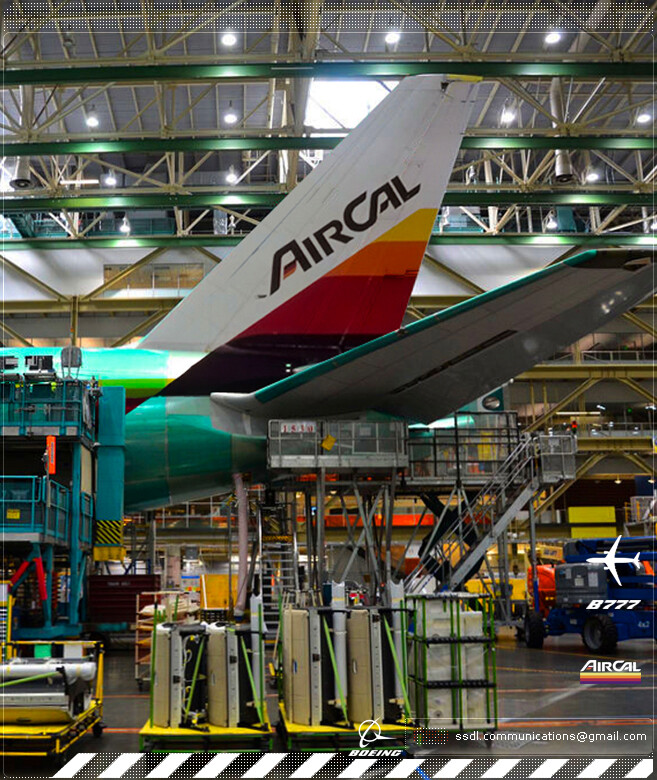 ArtStation - Air Cal Boeing 777 RetroJet Livery concept