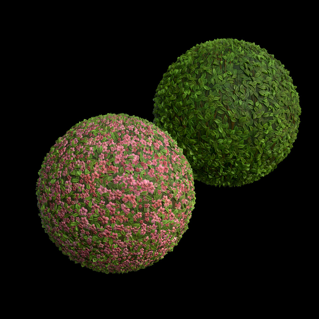 ArtStation - Stylized Bushes