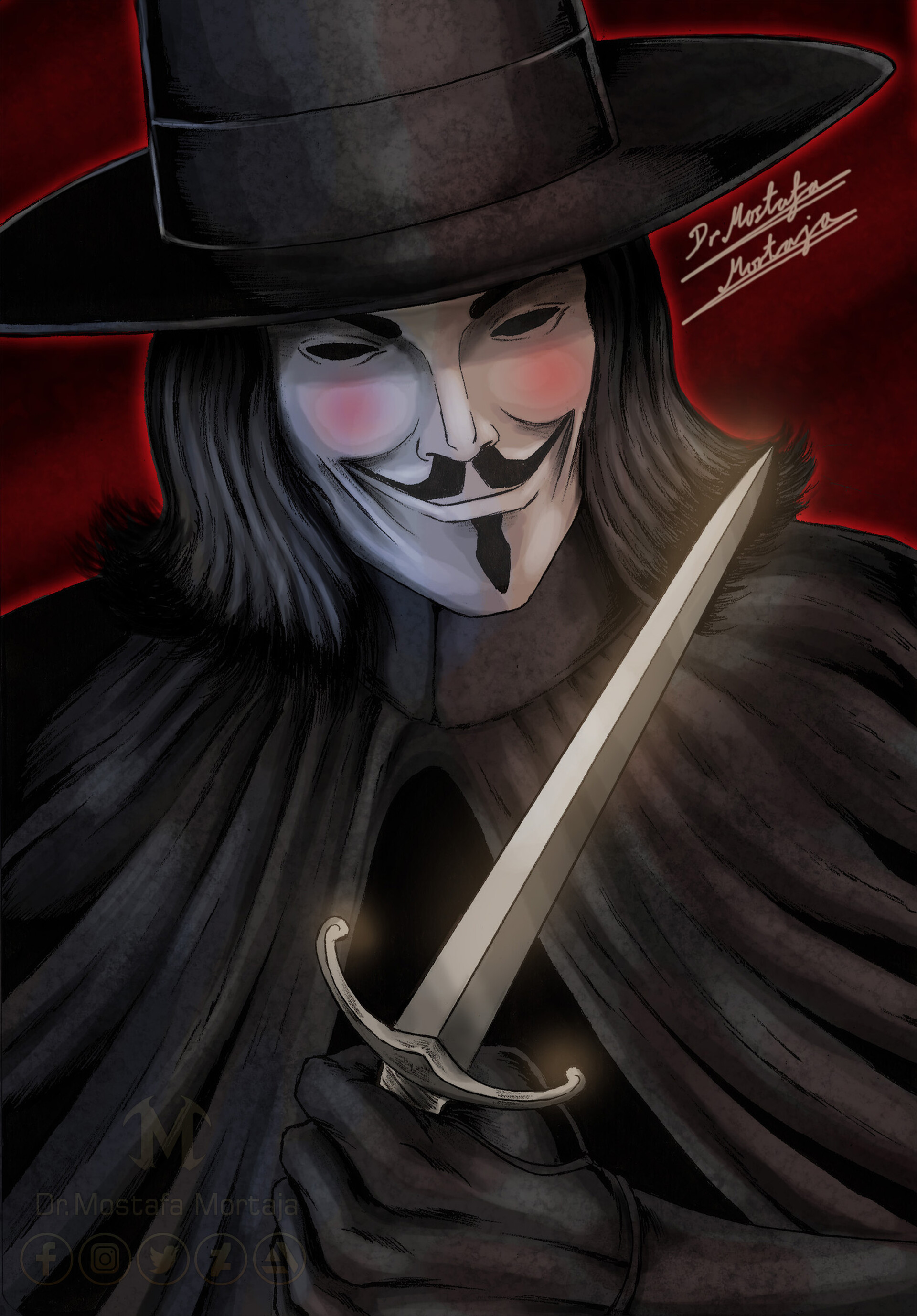 V For Vendetta Fan Art