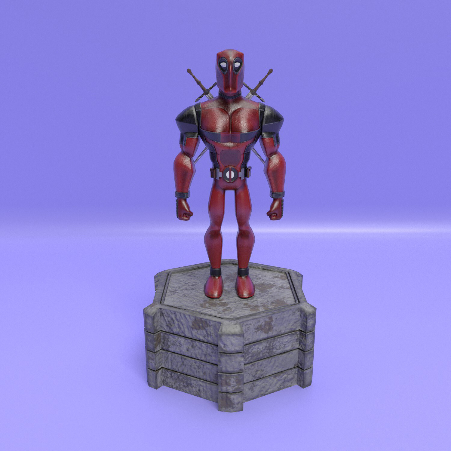 ArtStation - 3d model deadpool