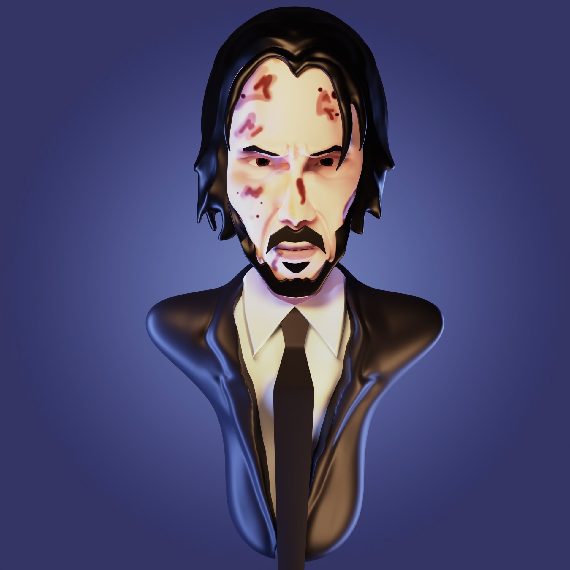 ArtStation - Stylized John Wick