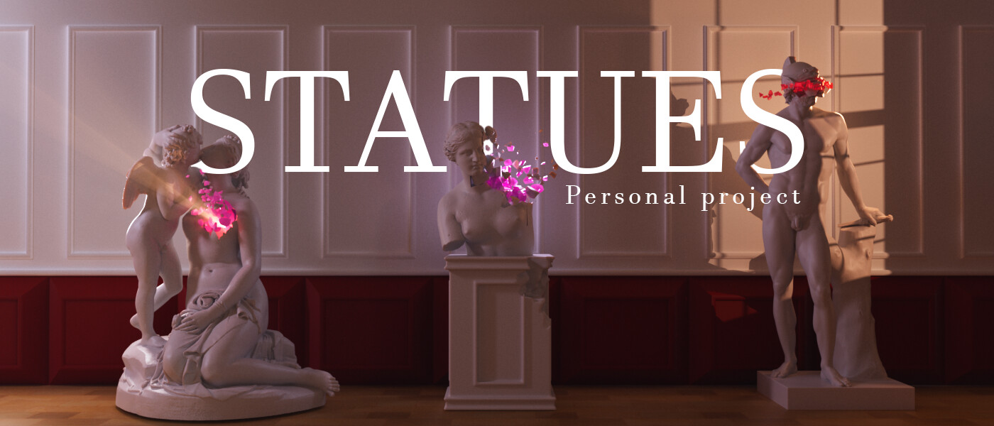 ArtStation - Statues - Composition study