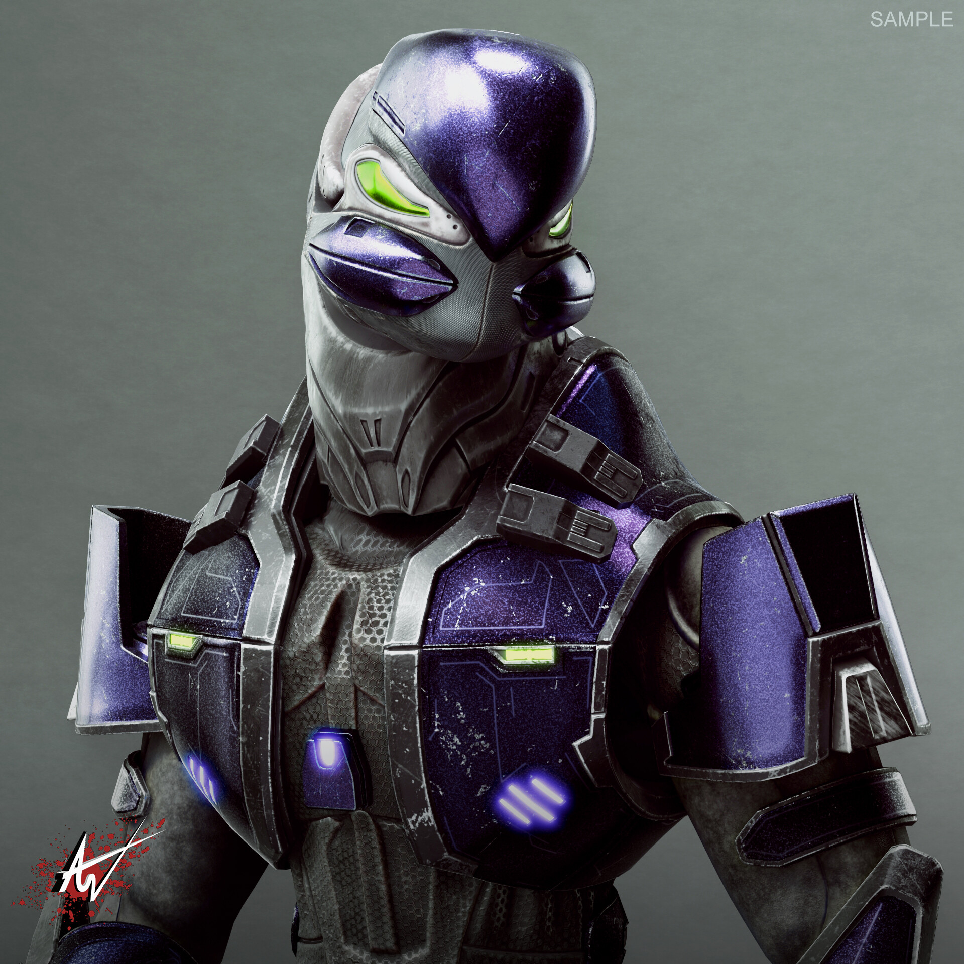 ArtStation - Halo 3 Assault Elite (HD)