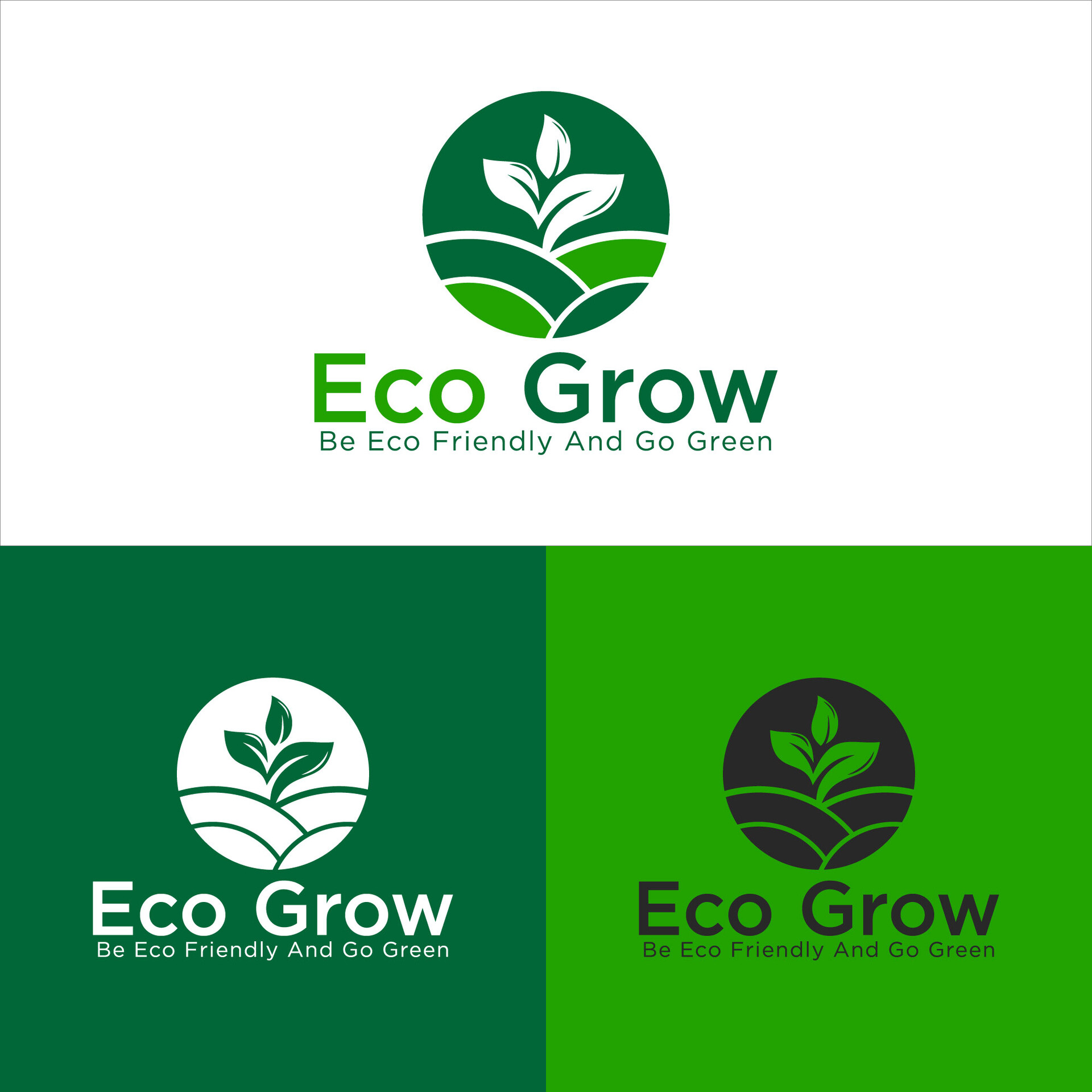 ArtStation - Eco Grow Logo Design
