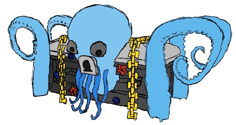 ArtStation - Ocean Chest Concept Drawing