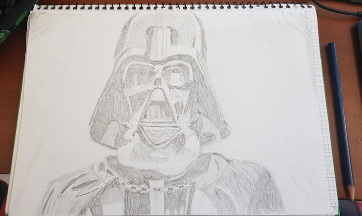 ArtStation - DARTH VADER DRAW