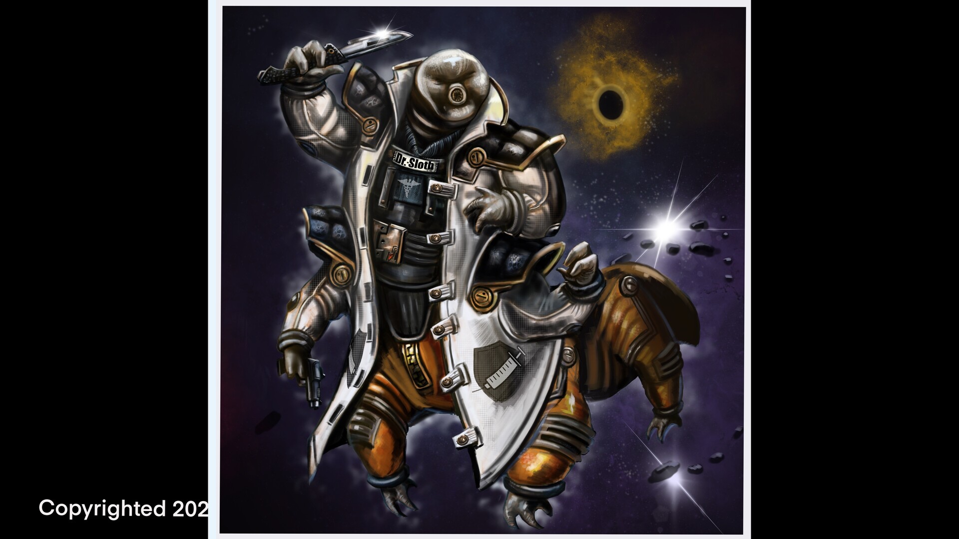 ArtStation - Dr. SLOTH commission SPACE RPG