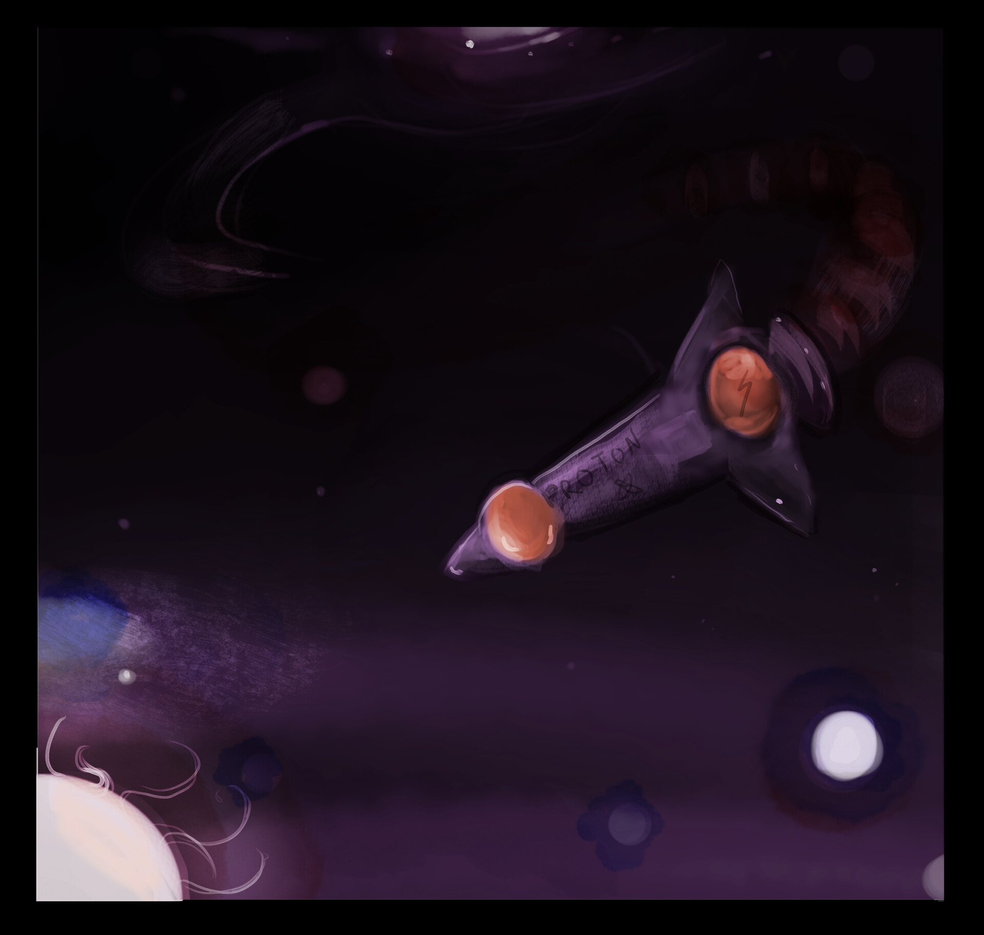 ArtStation - Captain Proton's Space Rocket