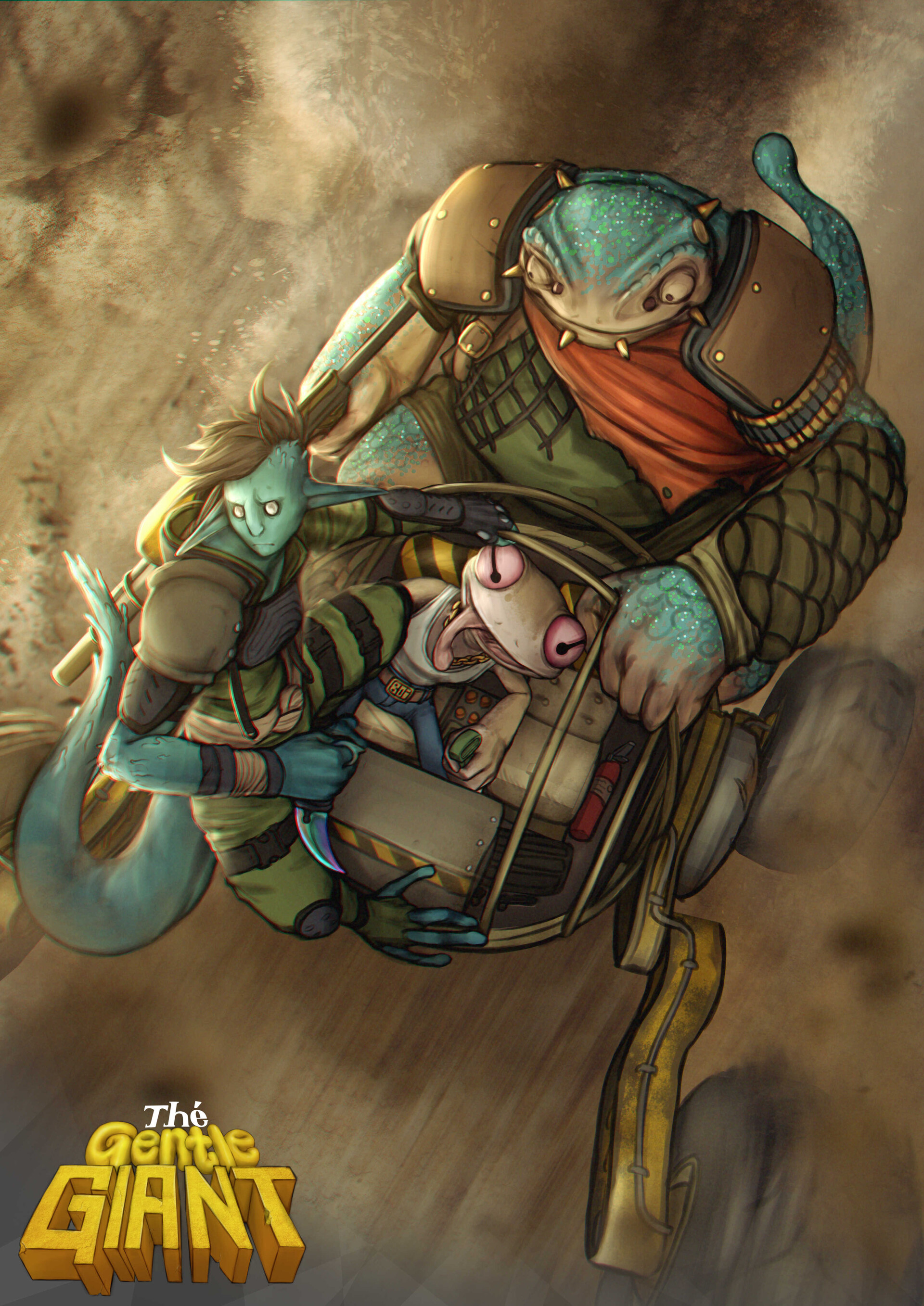 ArtStation - MEAT GRINDER - cahracter concept art