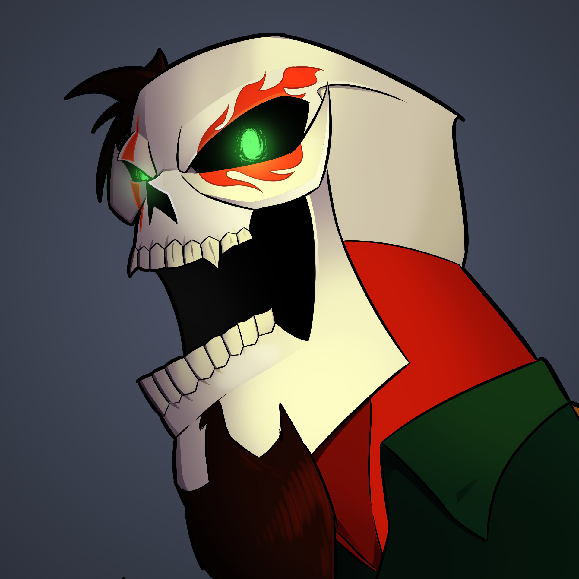 ArtStation - Skull Demon Profile Pic