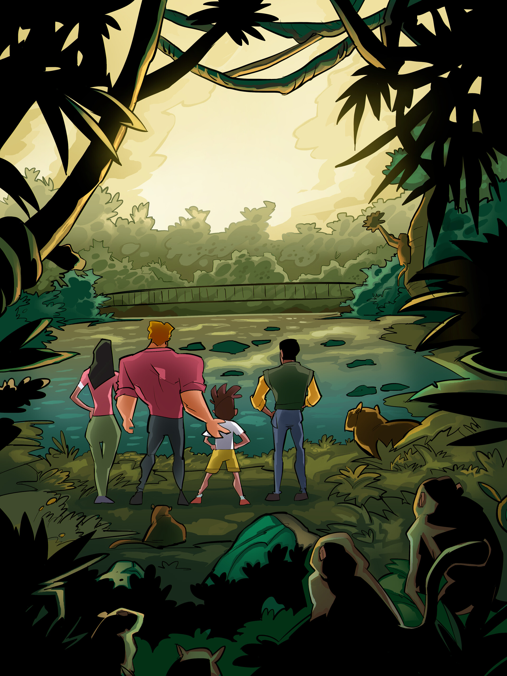 GEORGE WOLF - CHILDREN'S BOOK: S.O.S IN LAGOON