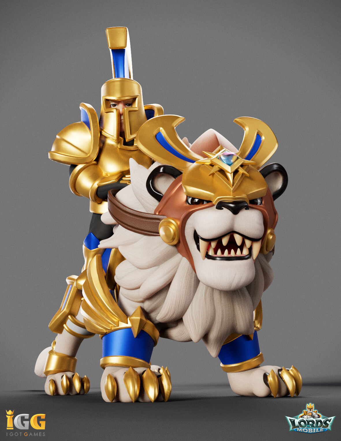 ArtStation - Luminary Lion Force - Lords Mobile