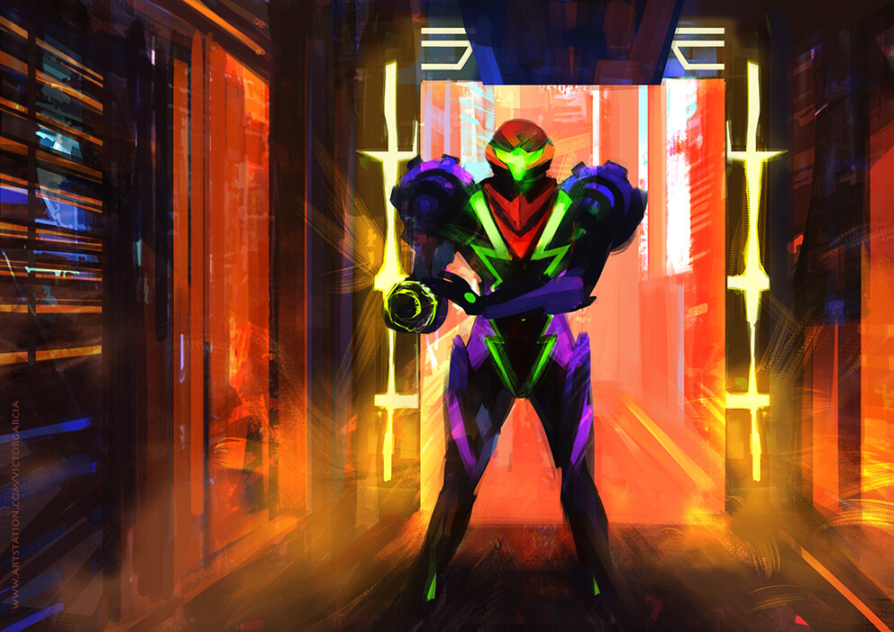 ArtStation - METROID DREAD - FAN ART
