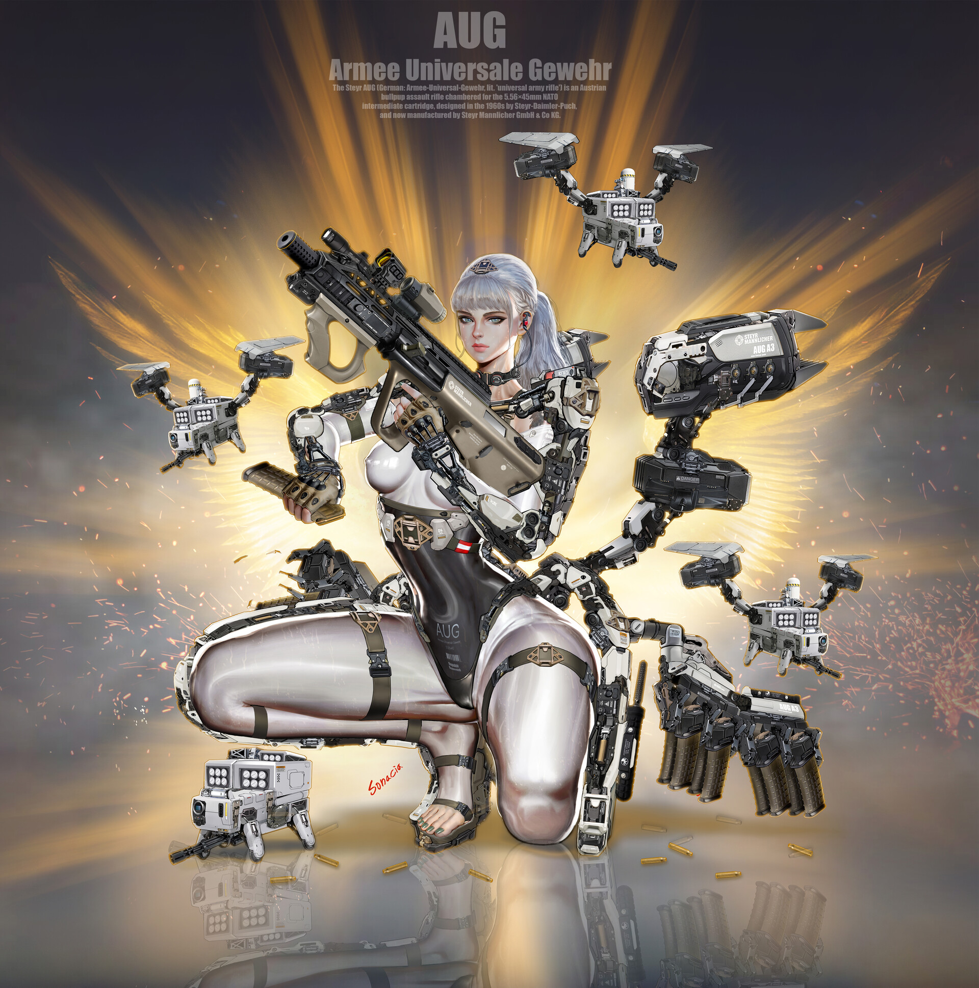 ArtStation - AUG & Glock- variations /TGG11