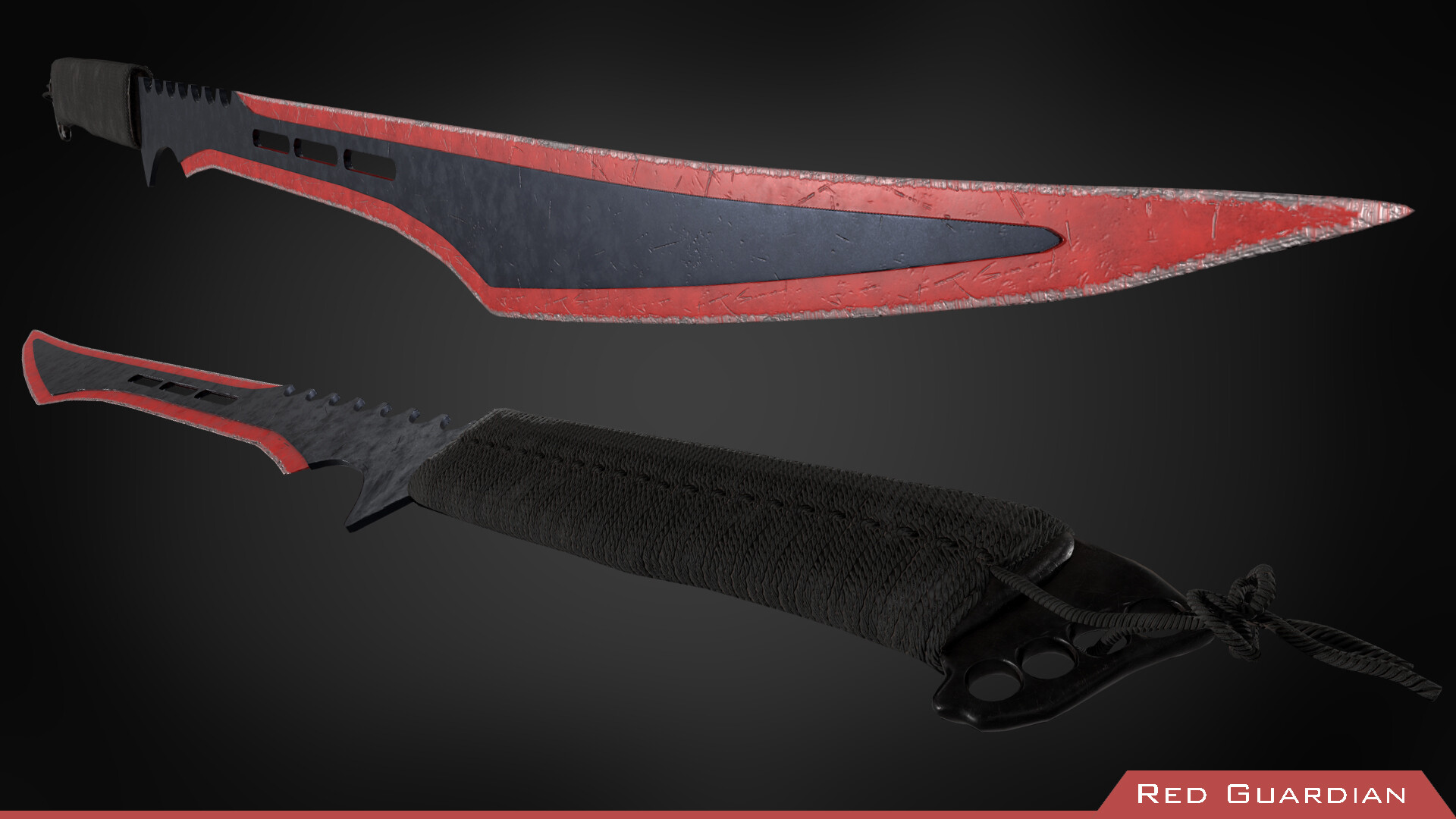 Kyriakos Gerostathis - Red Guardian Sword (Game ready)