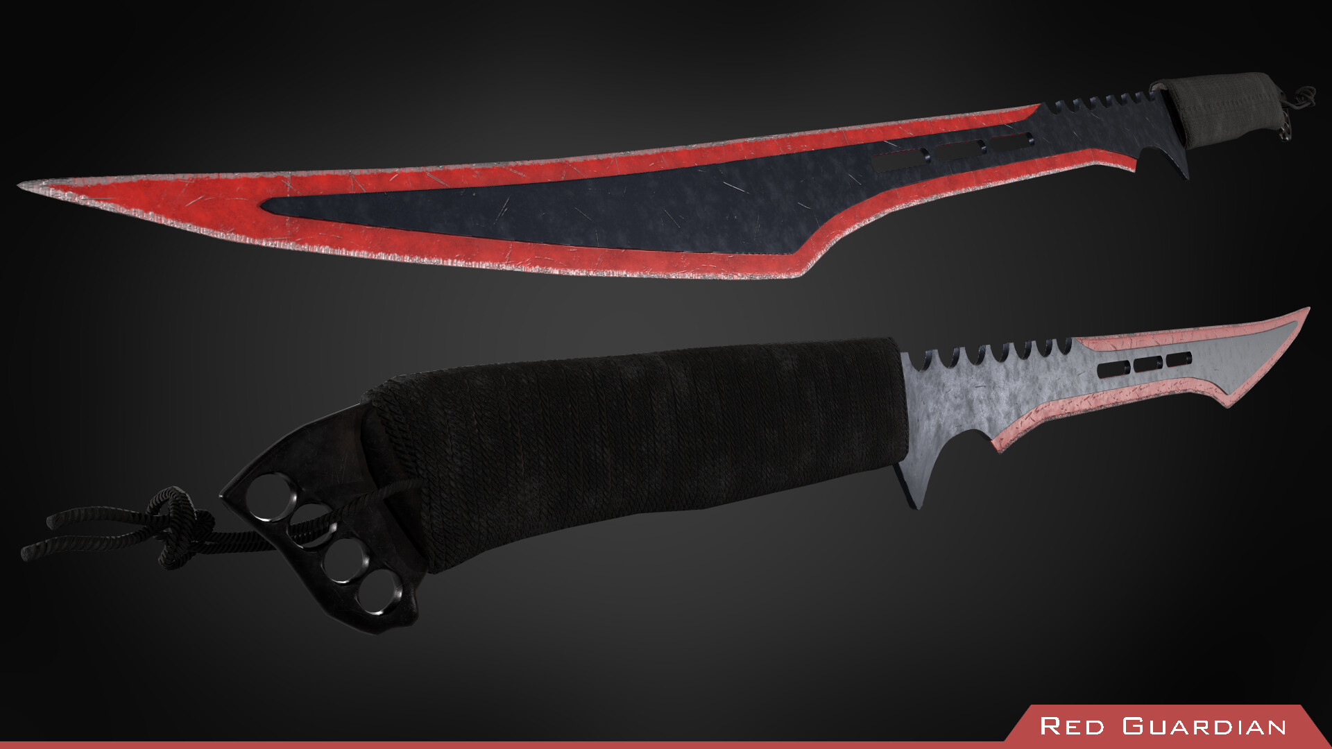 Kyriakos Gerostathis - Red Guardian Sword (Game ready)