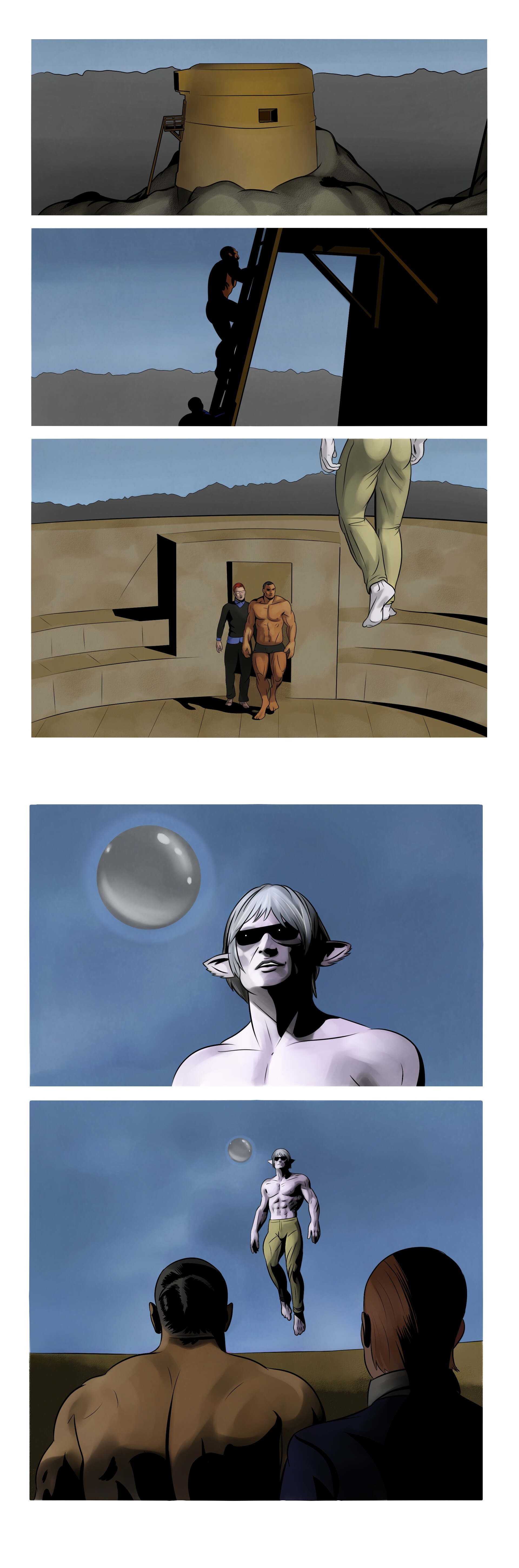 ArtStation - BW Comic 1