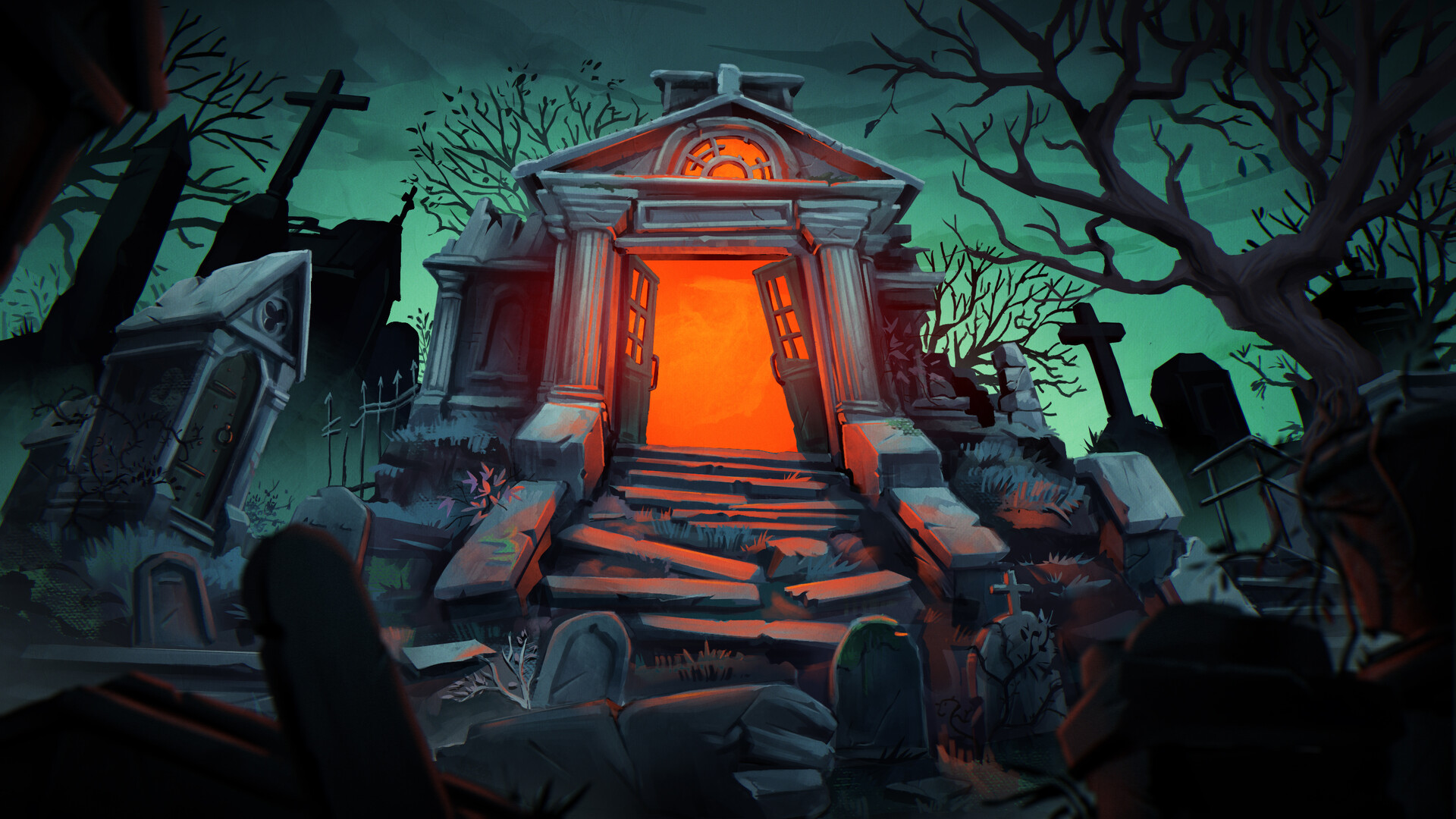 ArtStation - [ENVIRO] The Graveyard