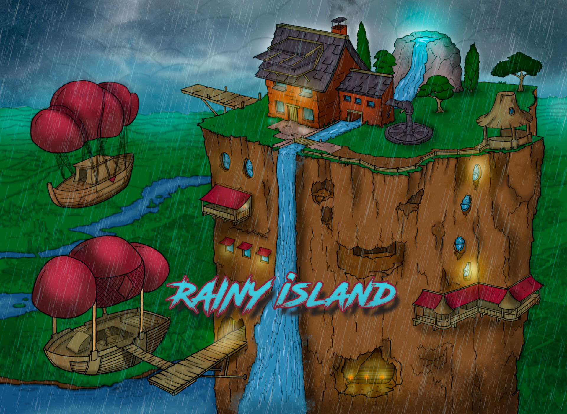 ArtStation - Rainy Island
