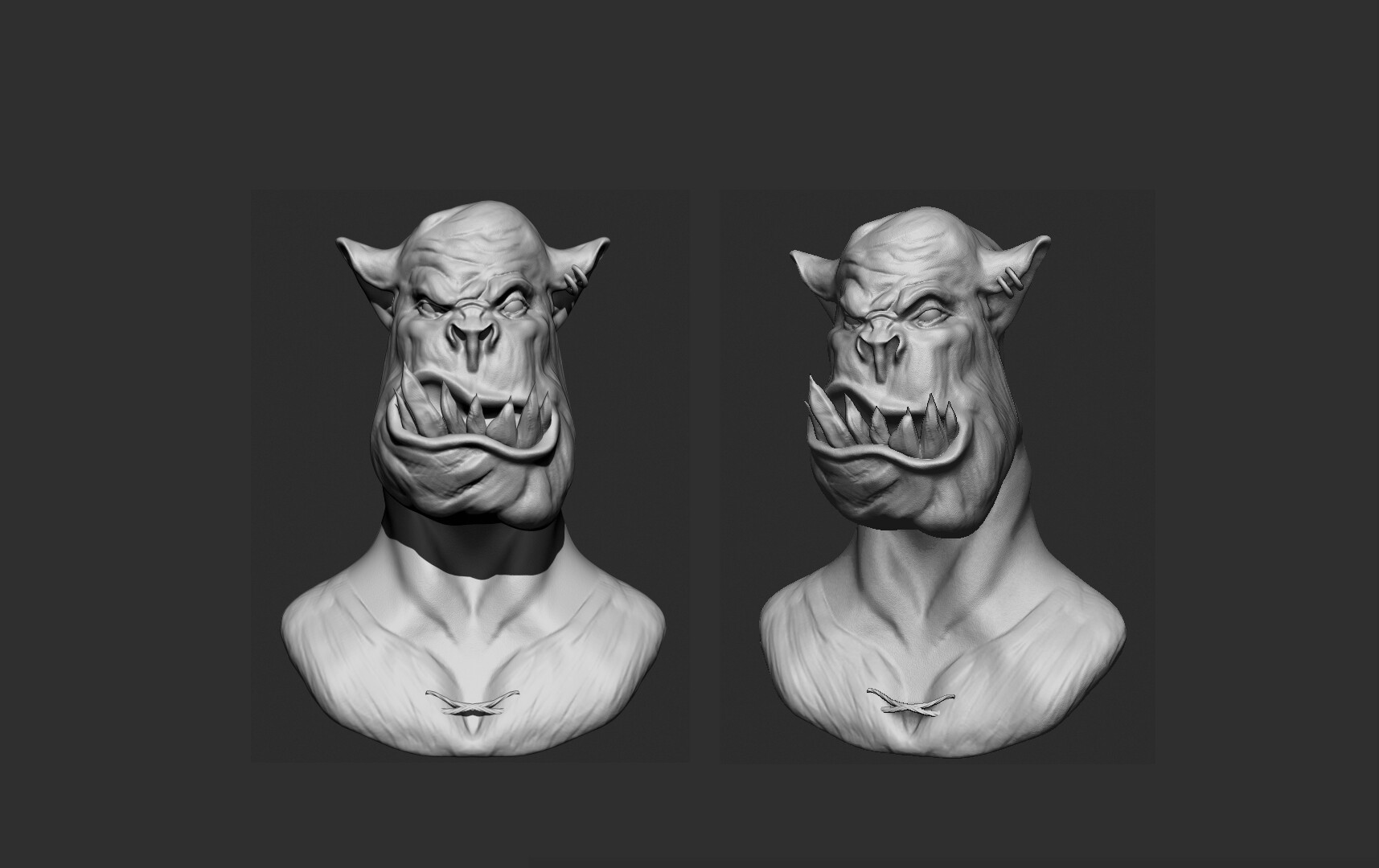 ArtStation - ork sculpt