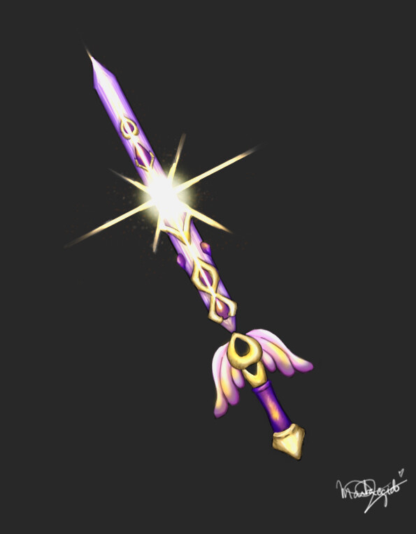 ArtStation - Magical Girl Sword Concept
