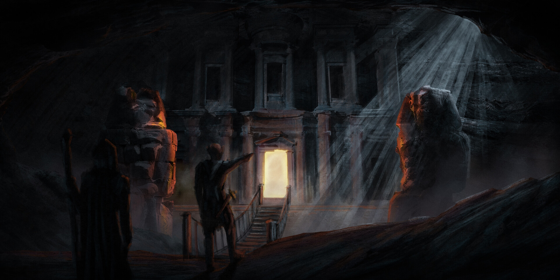 ArtStation - Cave Exploration Ruin Discovery