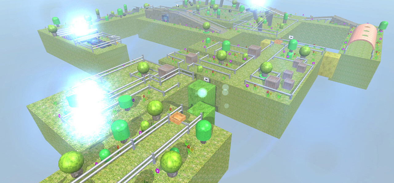 ArtStation - The brave Ball Video Game (2015) - One of the game levels.