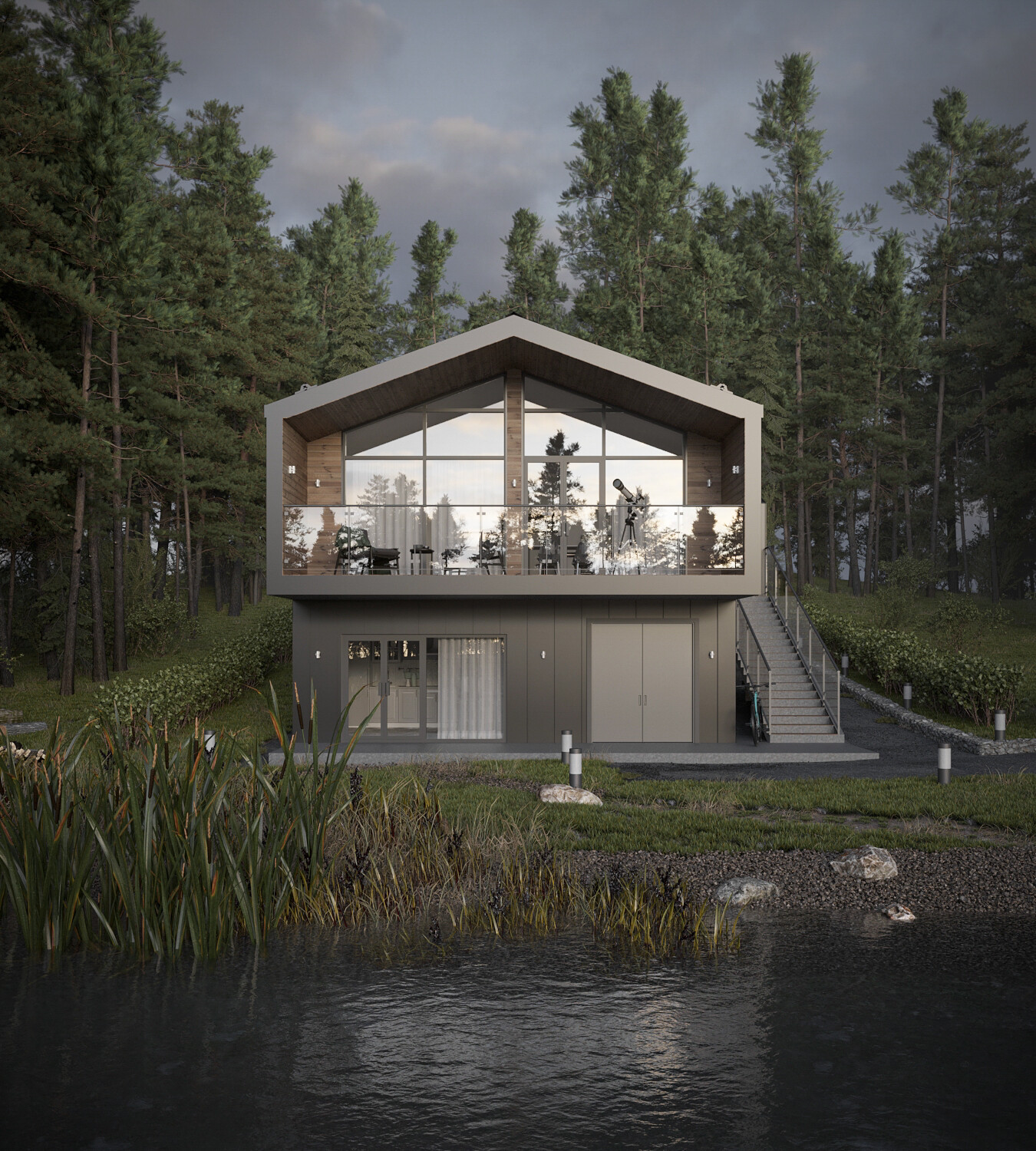 ArtStation - "Double House"