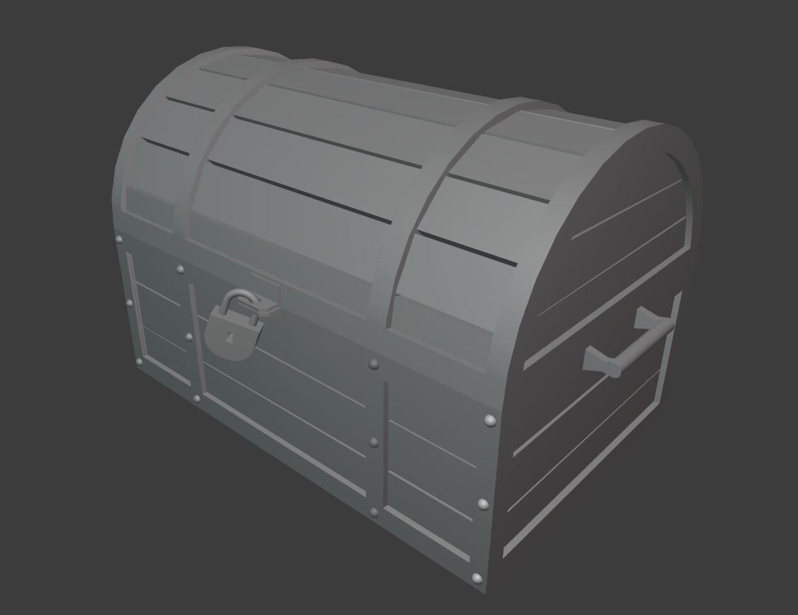 ArtStation - Practice #1 - Treature Chest