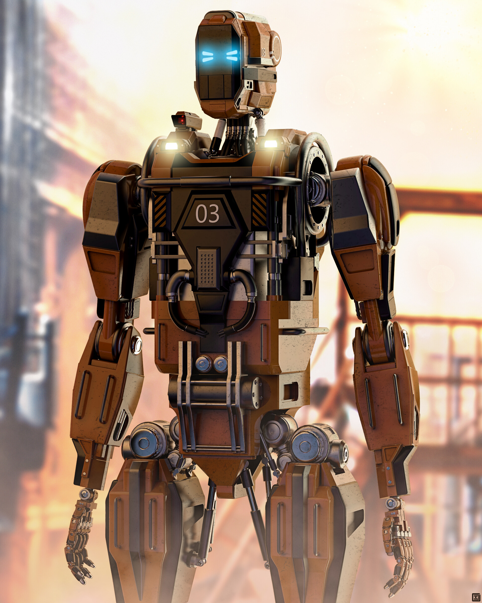 ArtStation - A.T. Robotics: Utility R.I. 03