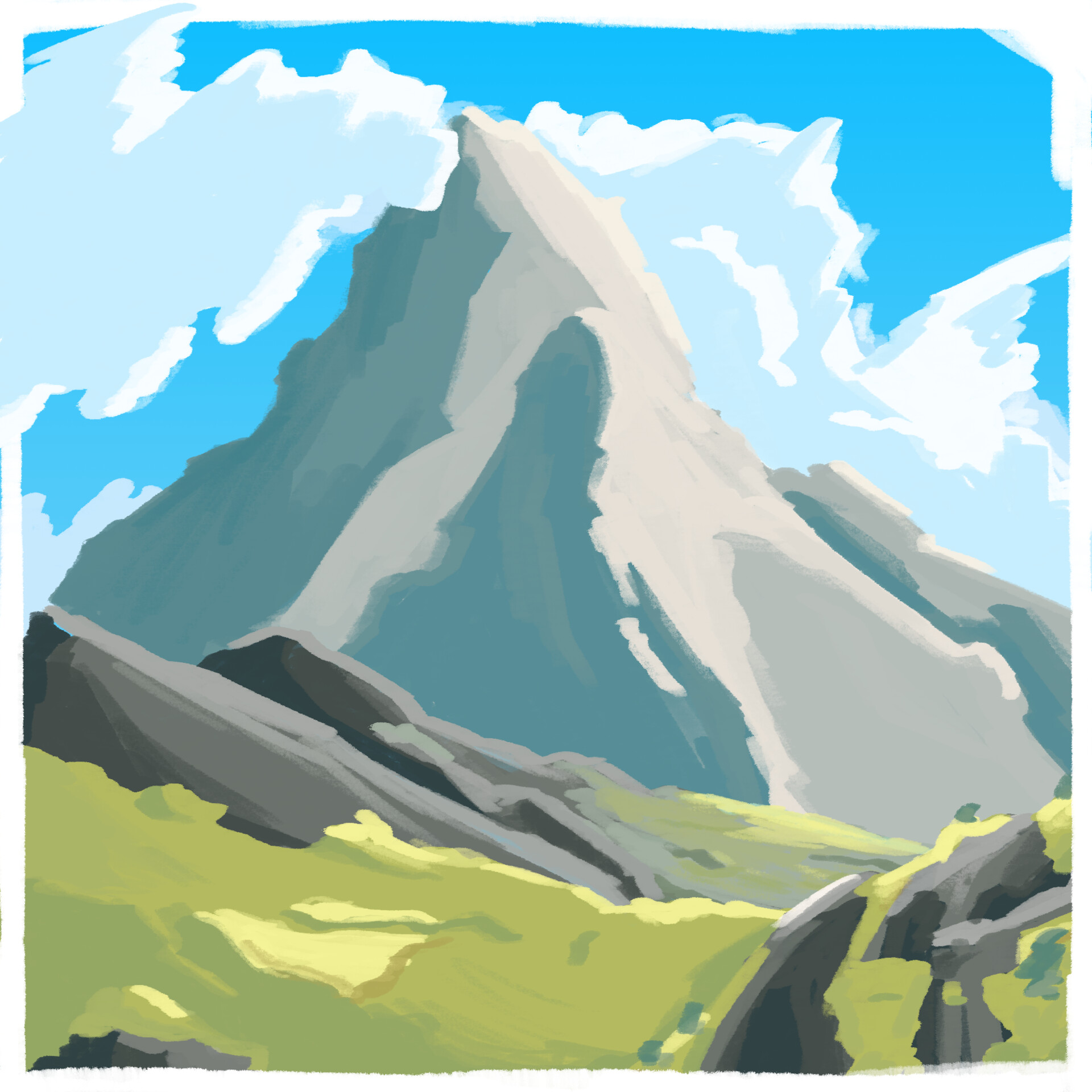 ArtStation - Landscape Study