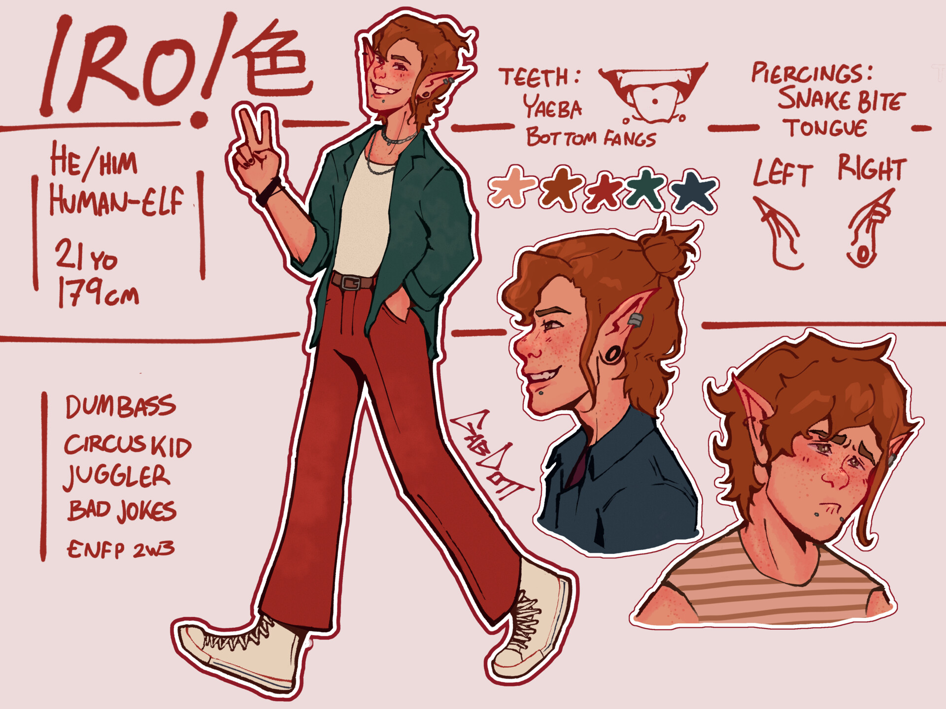 ArtStation - Iro's character sheet