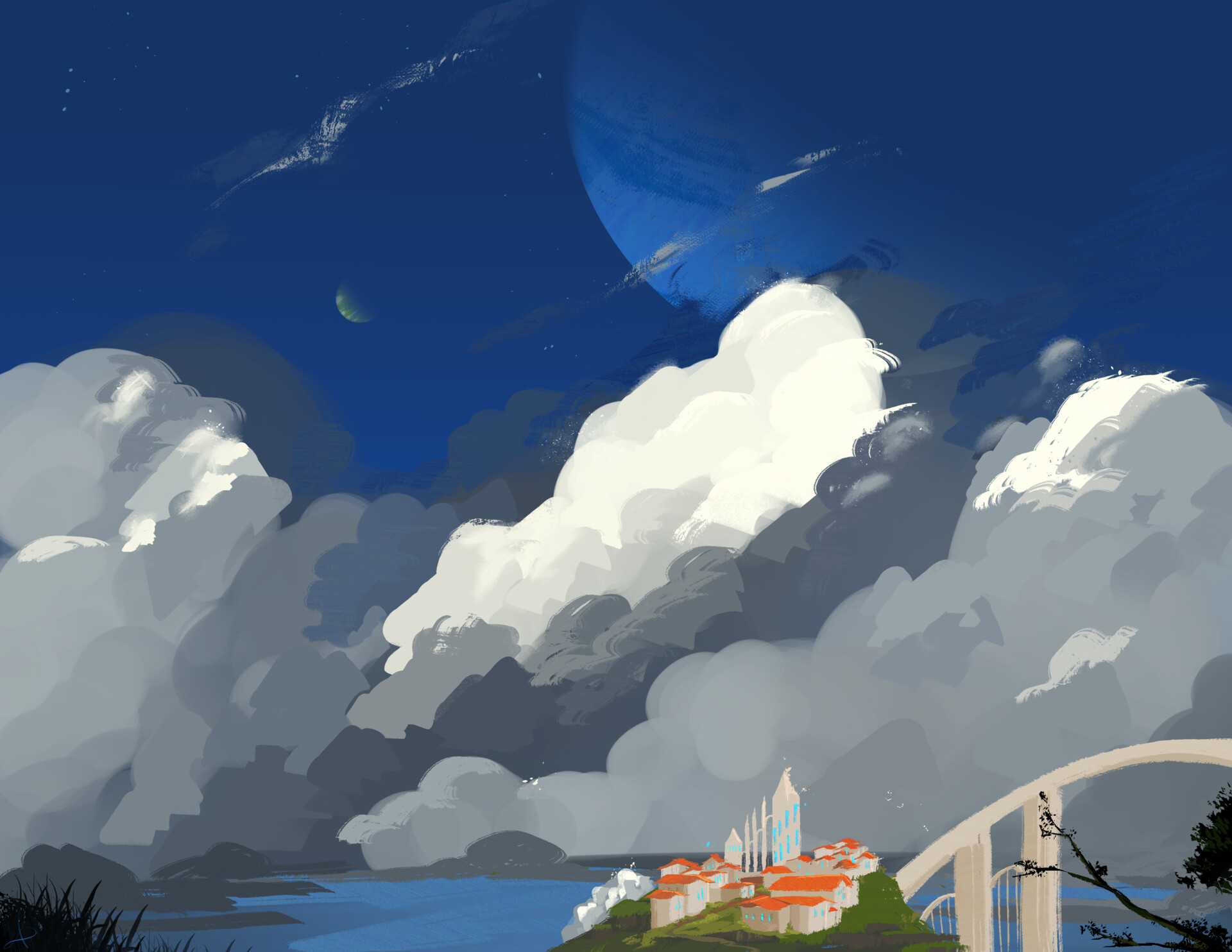 ArtStation - cloudy day