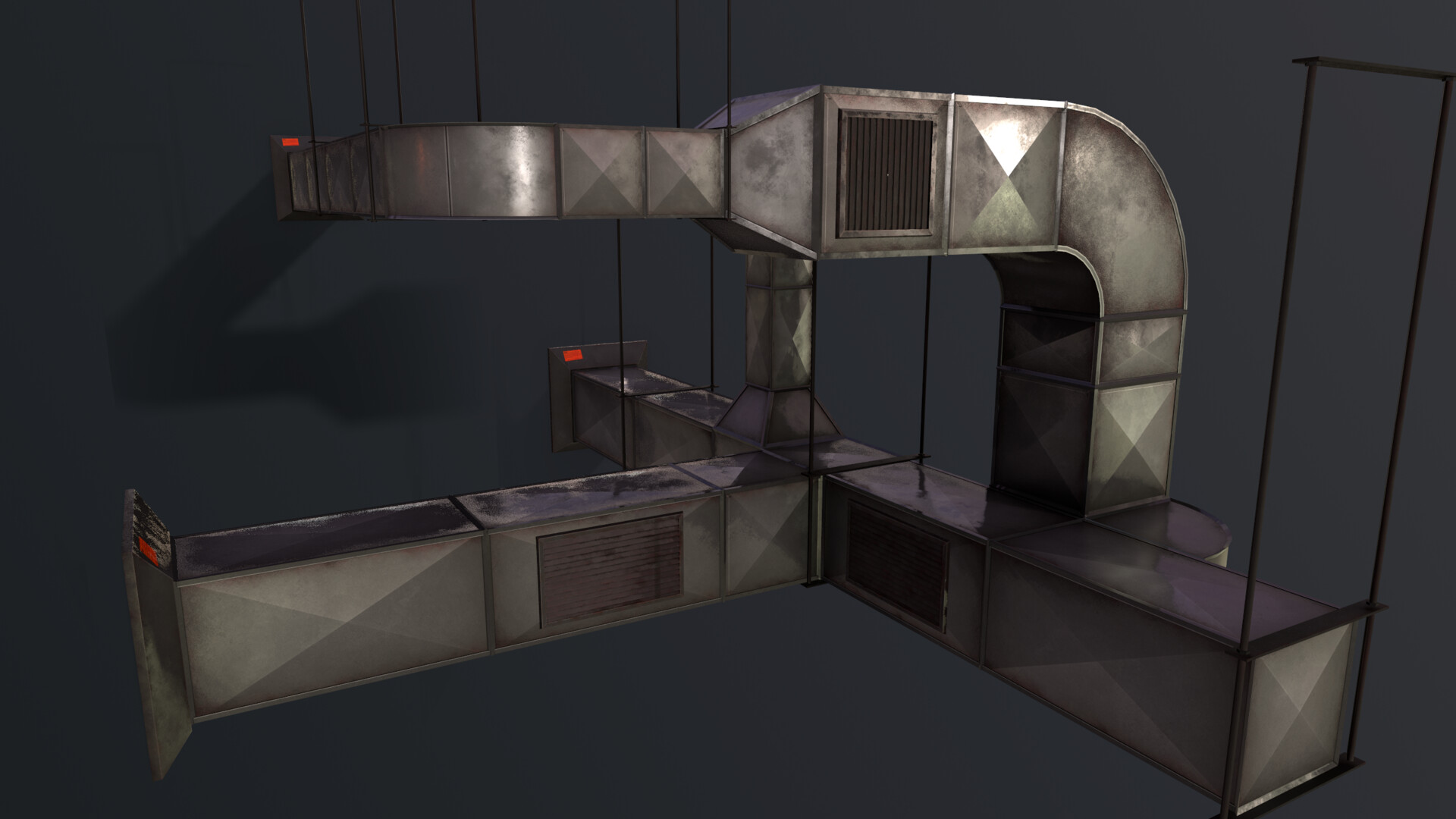 ArtStation - Modular Vent Duct Kit