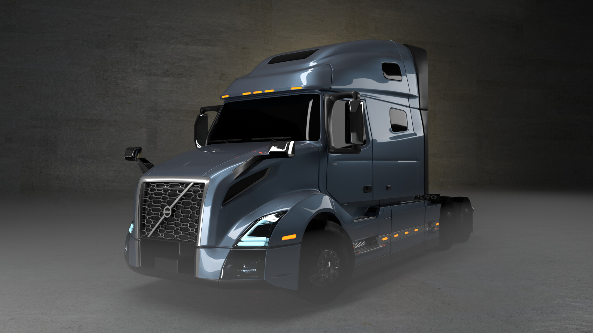 Volvo Semi Truck Wallpaper