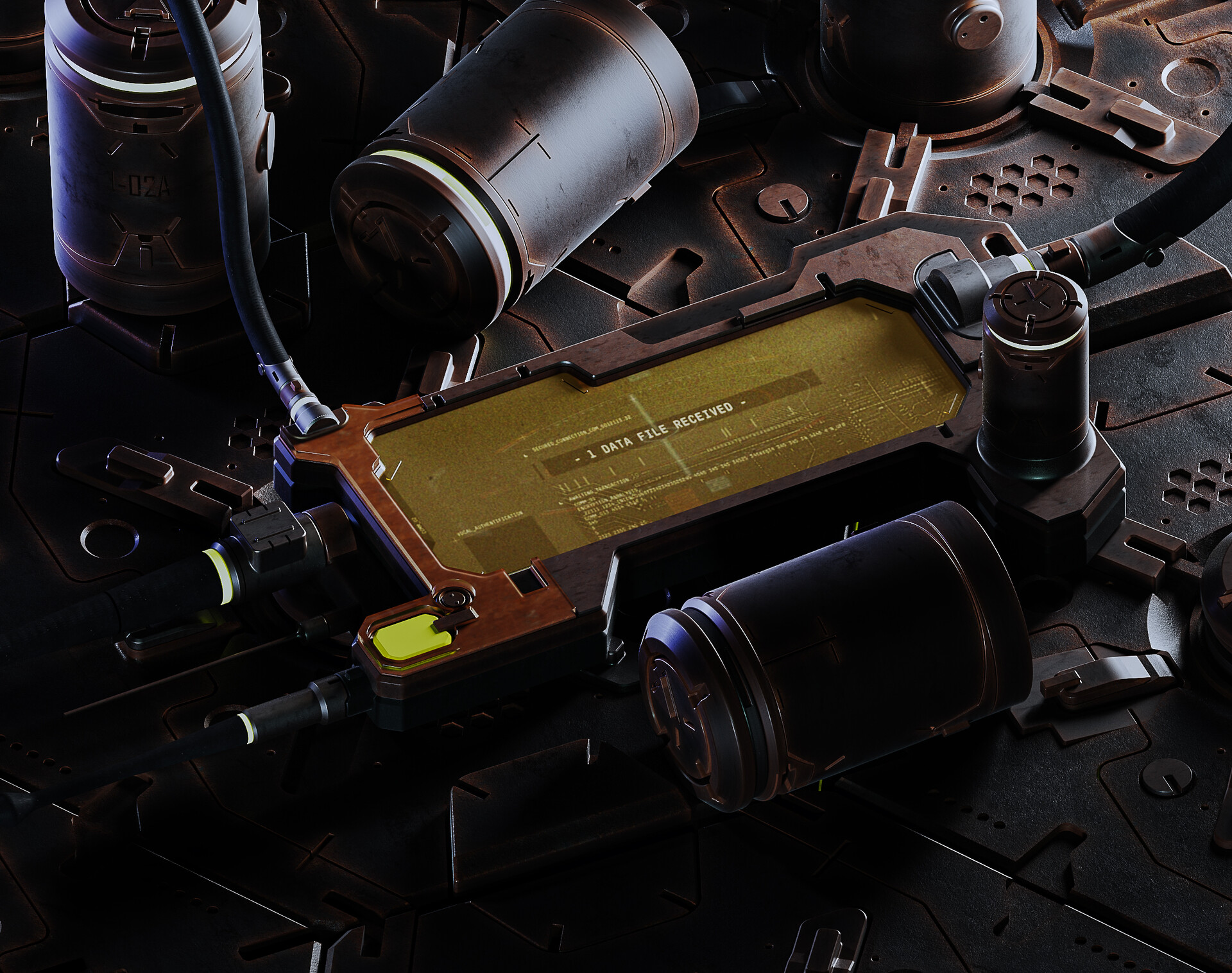 ArtStation - Communication Sci-Fi Device