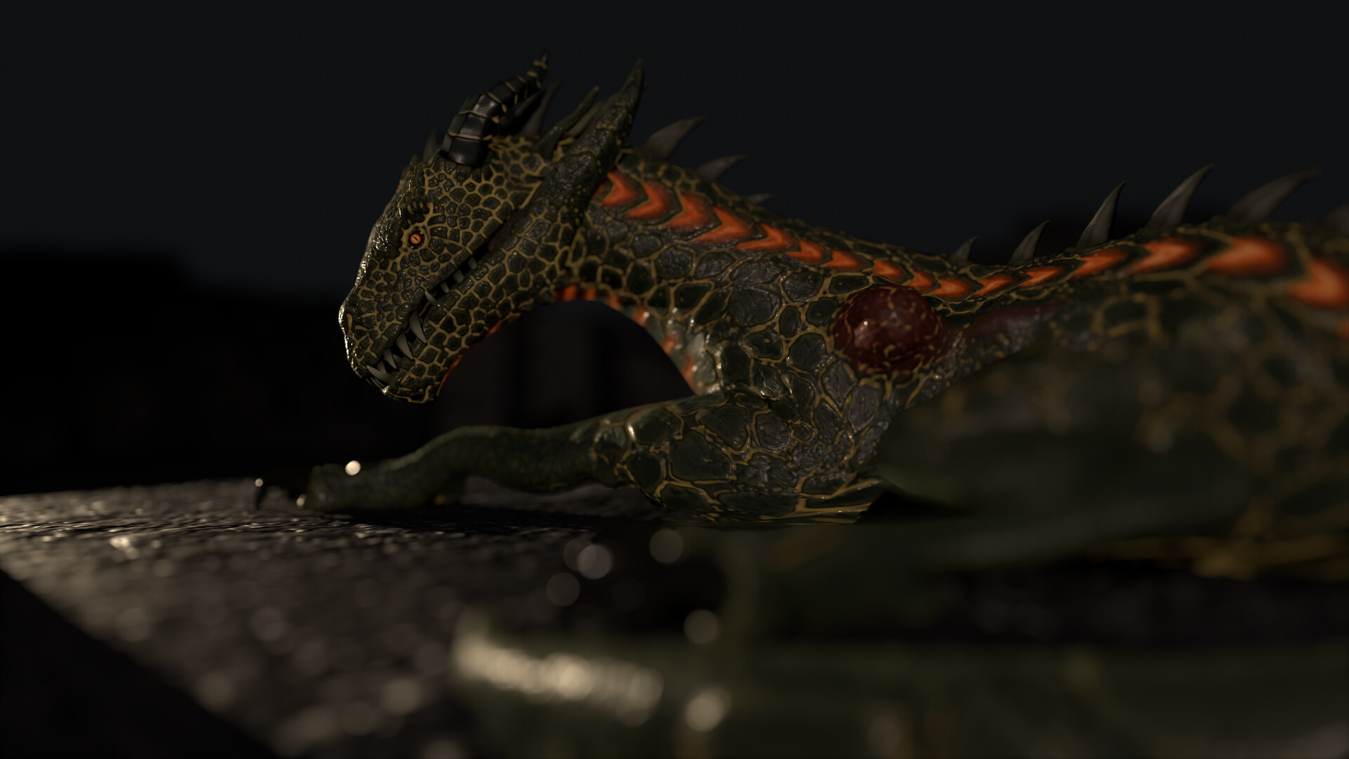 Emily Pelz - Dragon and Velociraptor