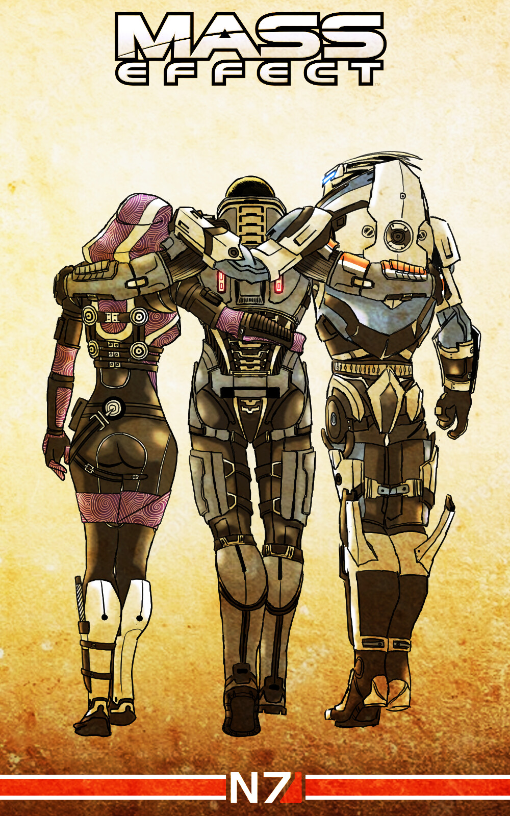 ArtStation - MASS EFFECT N7 DAY 2021