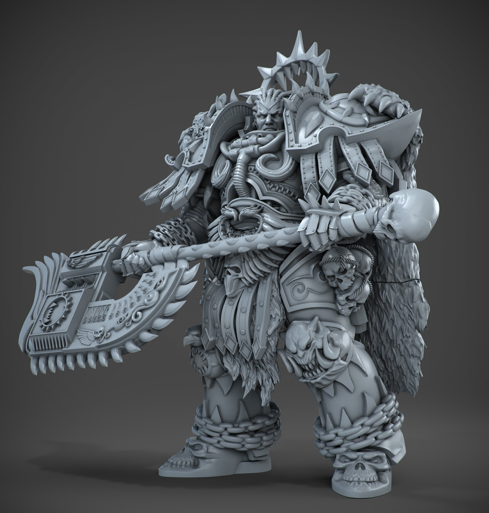 ArtStation - Angron 3D print
