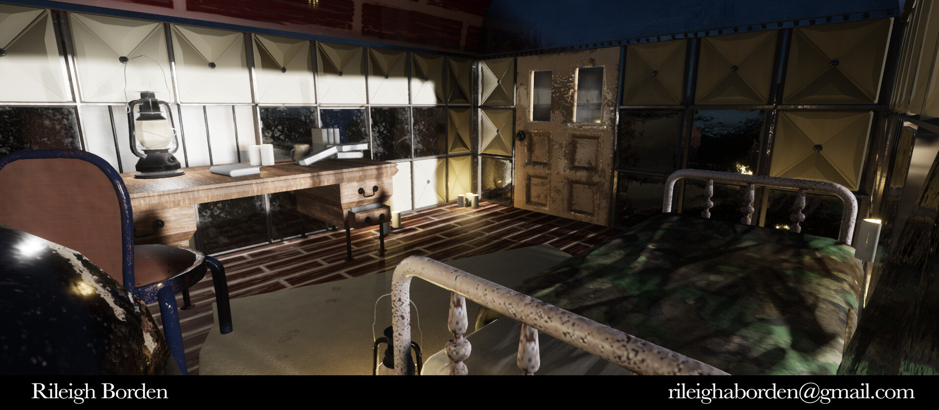 Kat Borden - Post Apocalyptic Bedroom