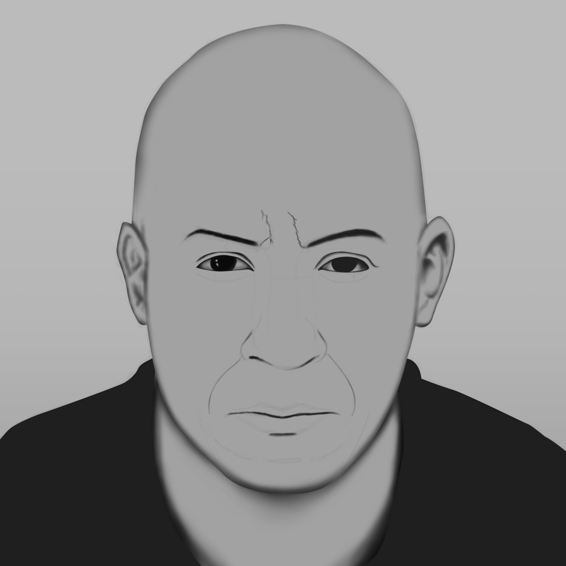 vin diesel coloring pages