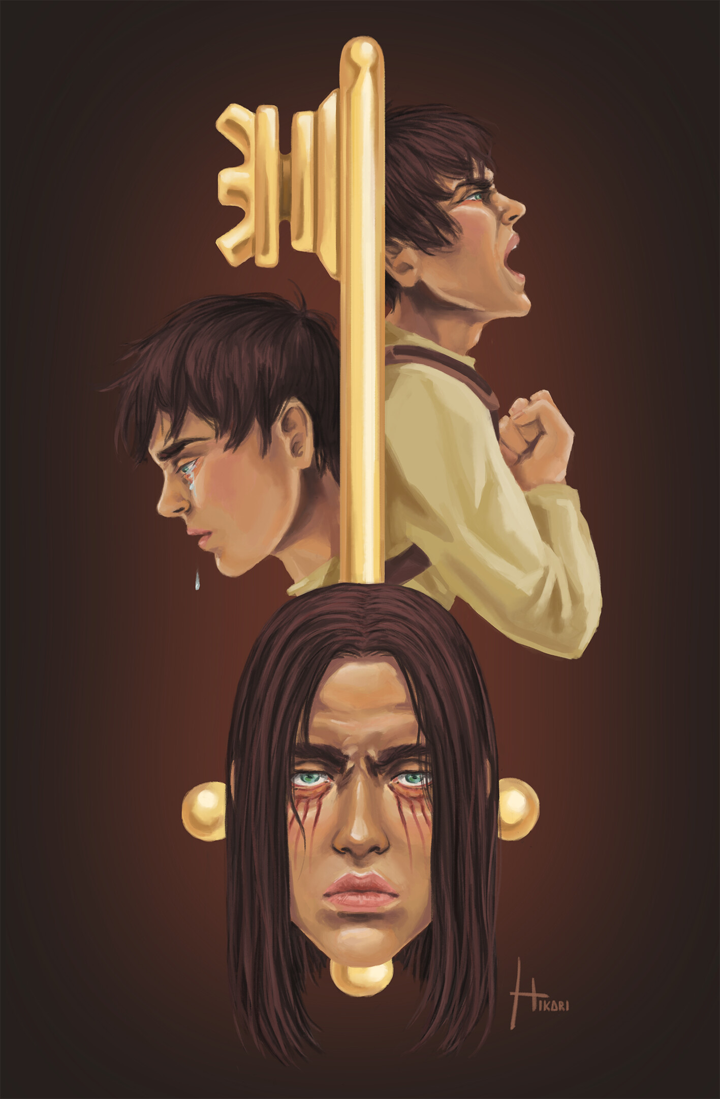 ArtStation - You were nothing but a key, Eren (Shingeki no Kyojin)