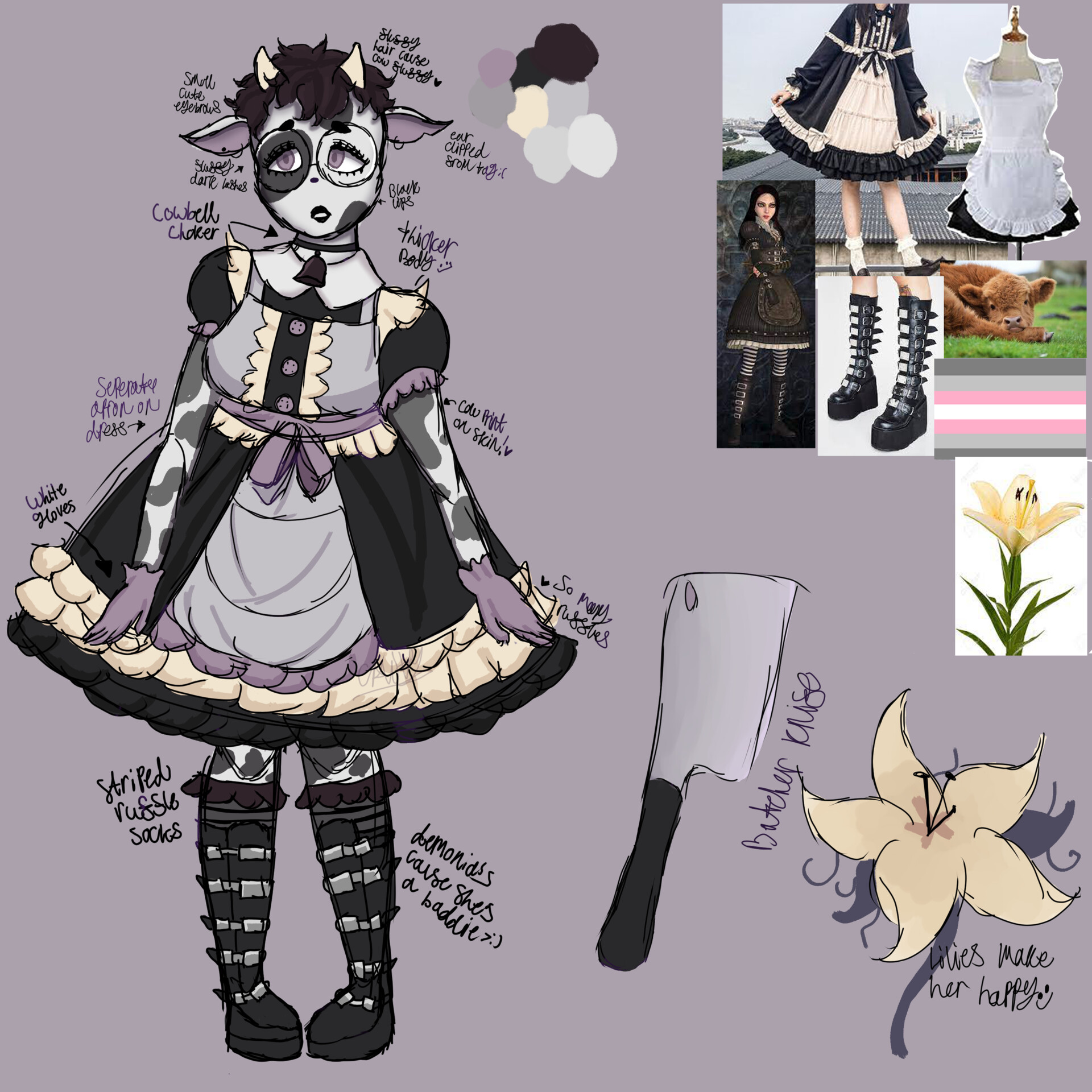 ArtStation - Character concept reference sheets