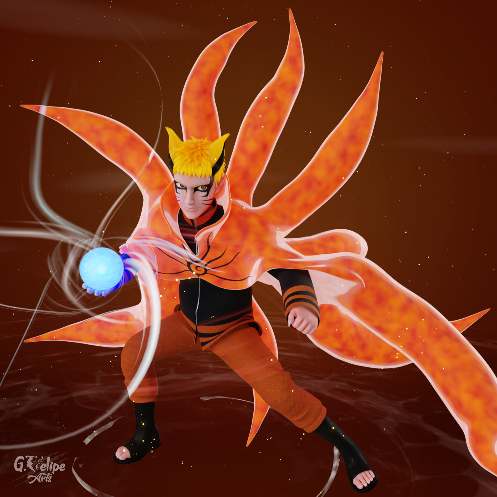G. Felipe Arts - Naruto Baryon Mode