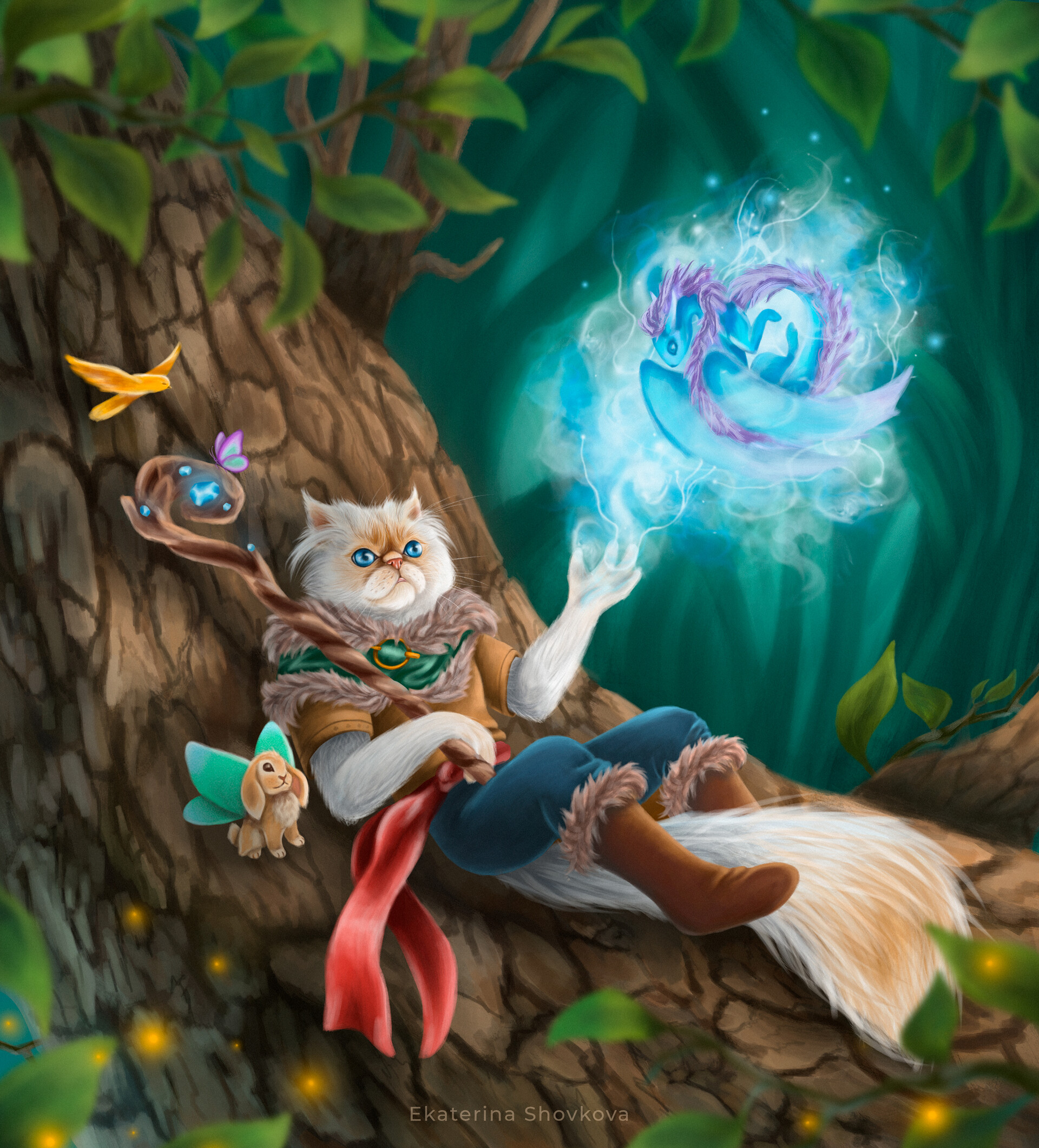 ArtStation - Magic Cat