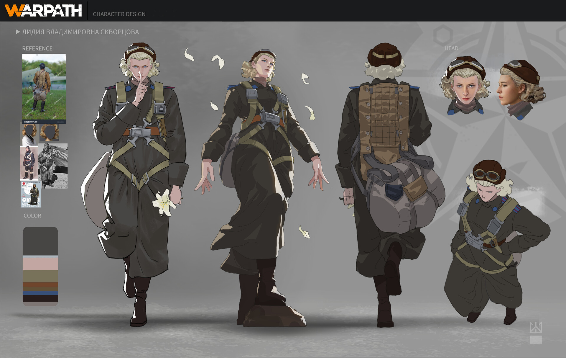 火山火山KAZAN - WARPATH-Character Design