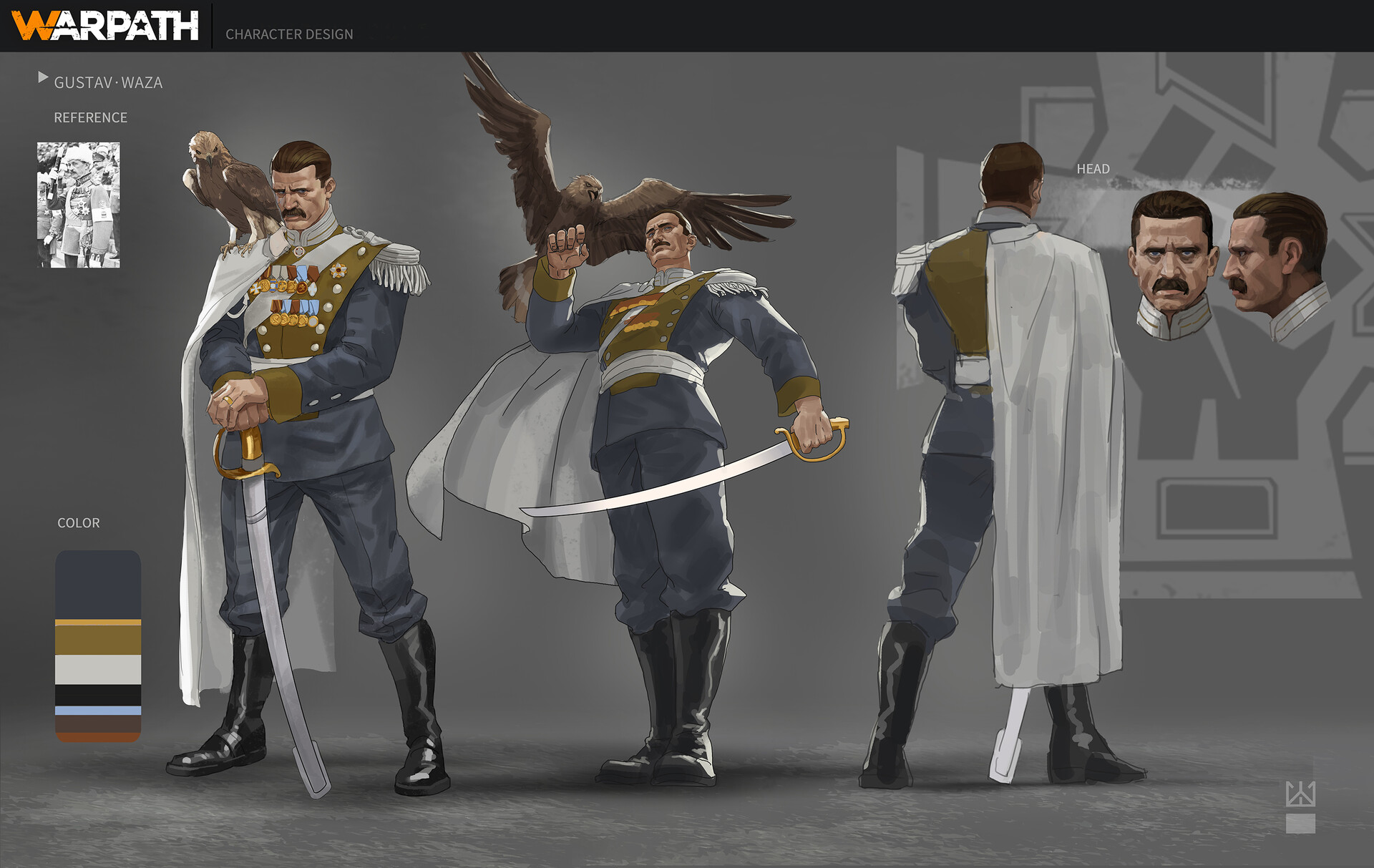 火山火山KAZAN - WARPATH-Character Design