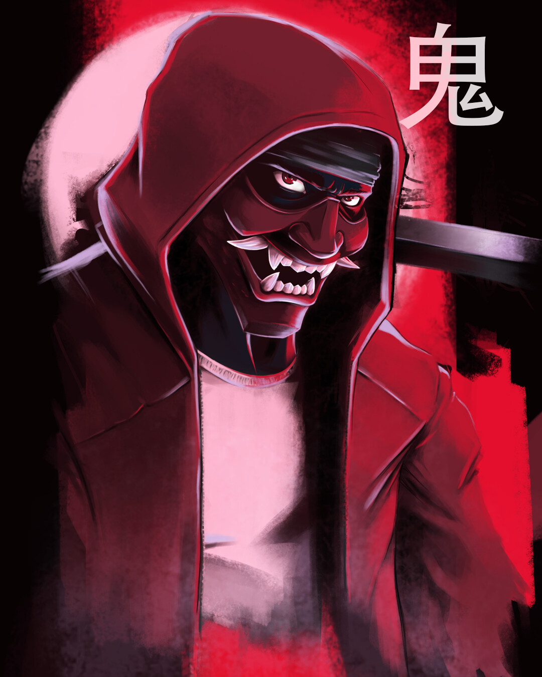 ArtStation - Oni Gangster - Speed Painting