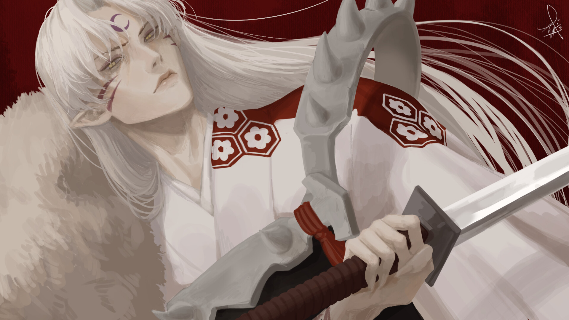 ArtStation - Sesshomaru Fanart (2020)