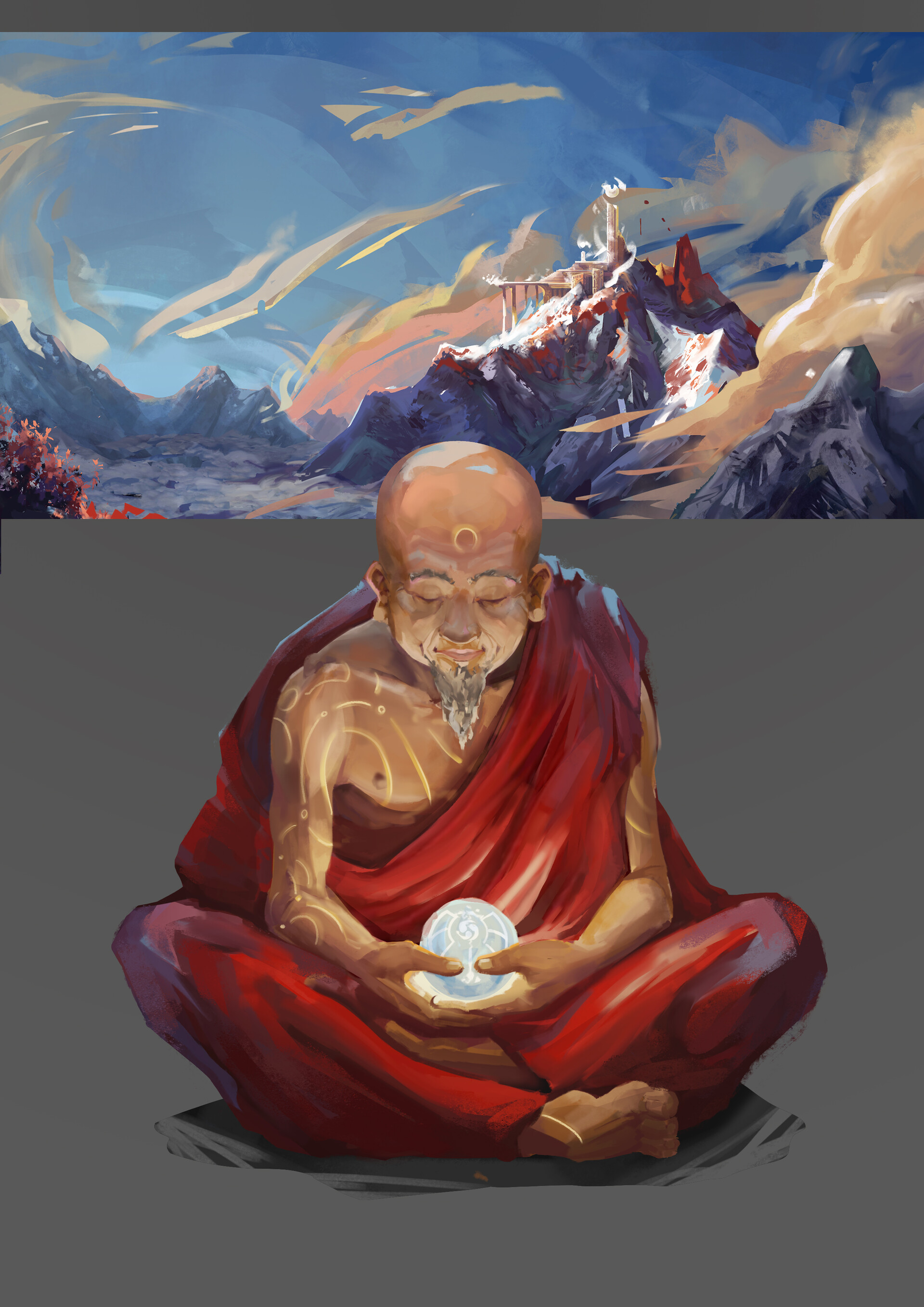 ArtStation - Mingyur the Mountain elder